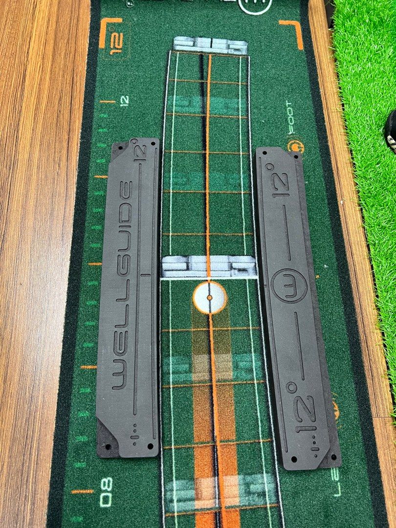 NEW StrokeMaster WellPutt Putting Set - 8.2ft Putting Mat + Manual + B ...